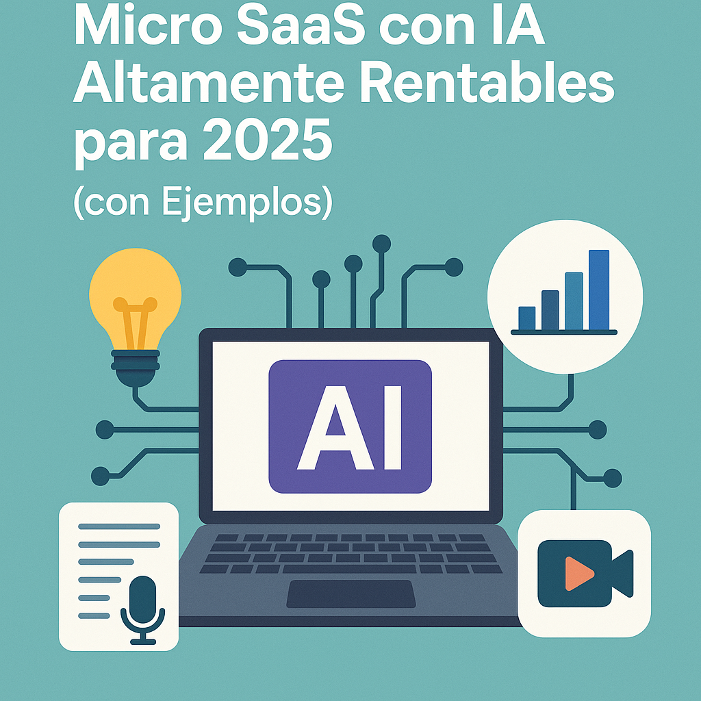 10 Ideas de Micro SaaS con IA Altamente Rentables para 2025 (con Ejemplos) – Microsaas